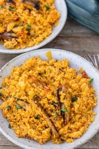 Njanga Rice - Jollof Rice With Palm Oil (+ VIDEO!)