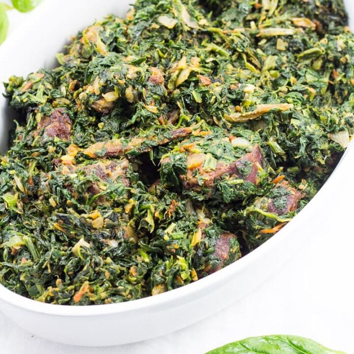 African Stewed Spinach | Precious Core