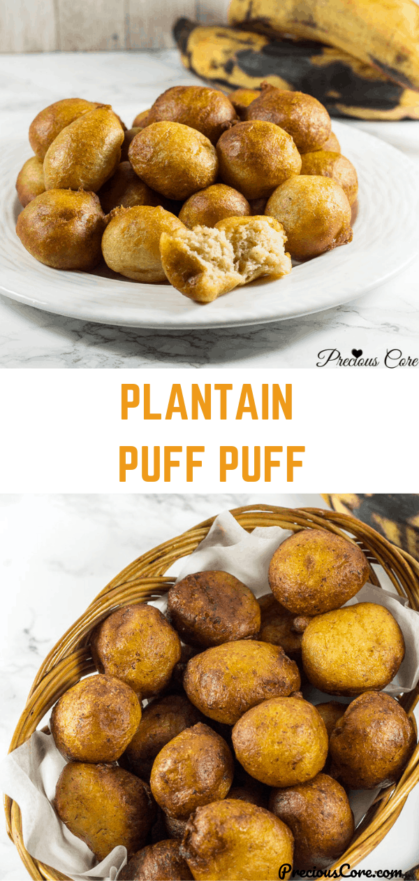 PLANTAIN PUFF PUFF RECIPE | Precious Core
