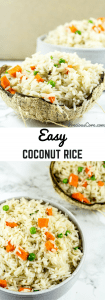 Easy Coconut Rice | Precious Core