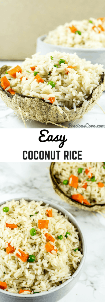 Easy Coconut Rice | Precious Core