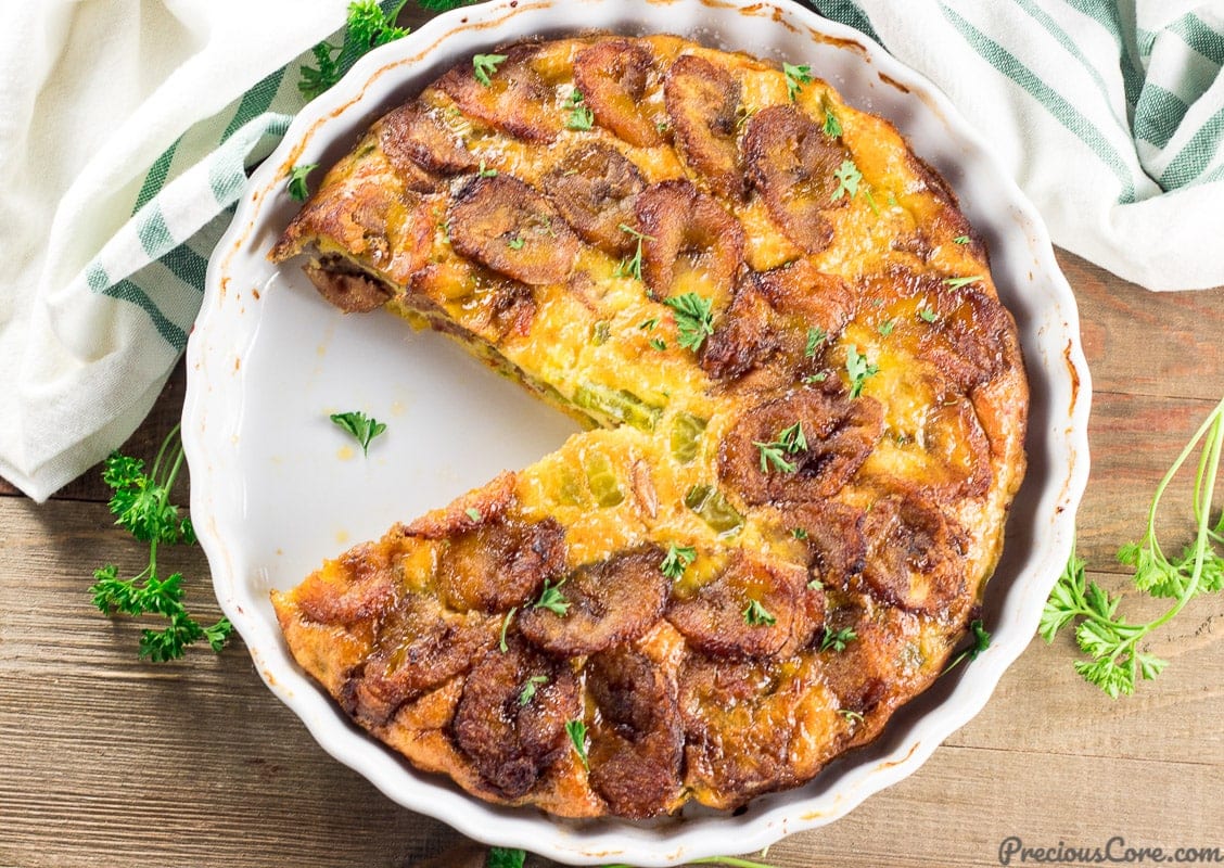 PLANTAIN FRITTATA | Precious Core