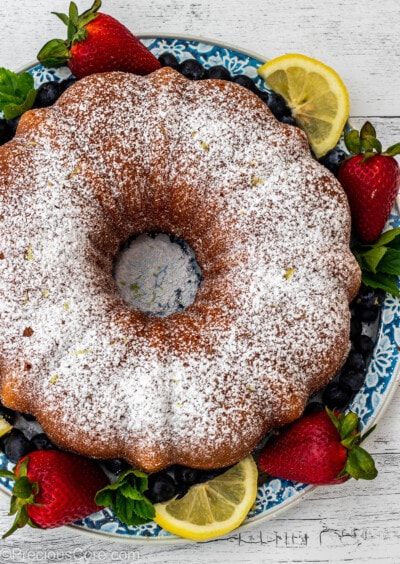 Southern Lemon Pound Cake Recipe | Precious Core