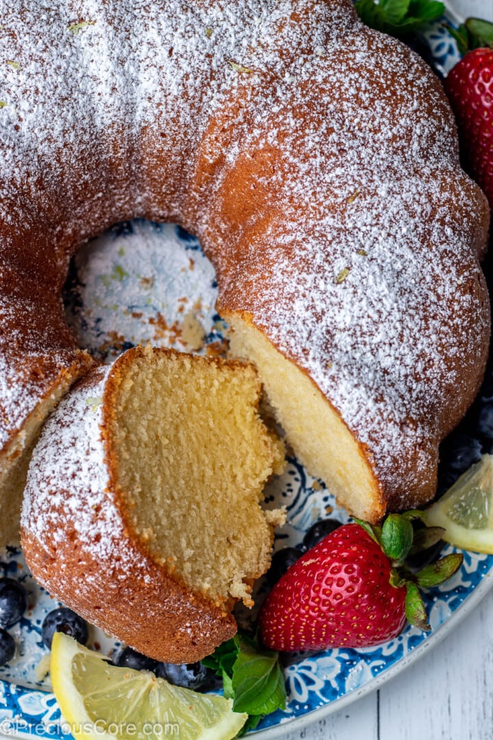 Southern Lemon Pound Cake Recipe | Precious Core