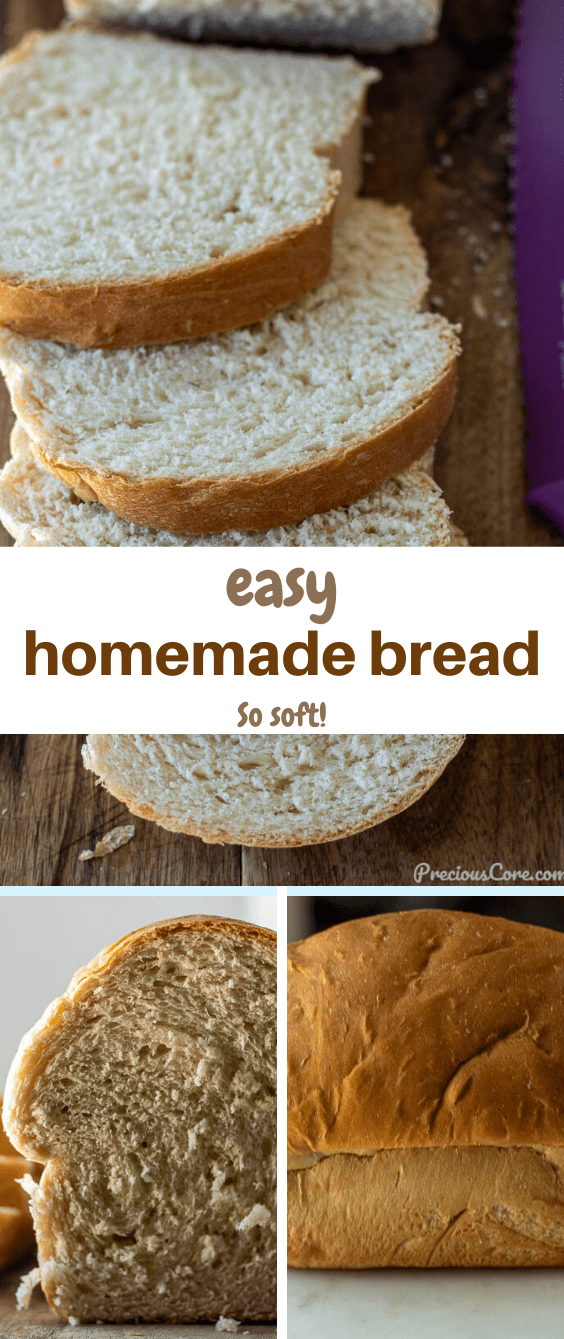 Easy Homemade Bread - Basic bread recipe for beginners (+ VIDEO!)