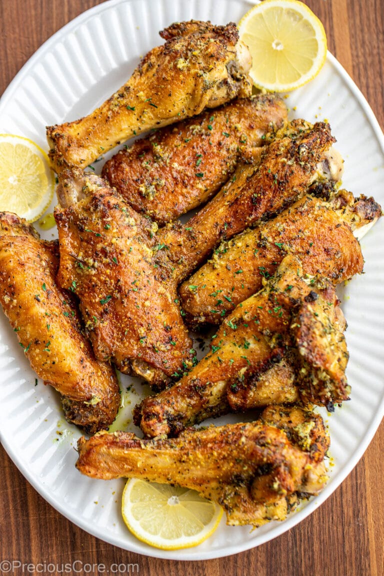 Lemon Pepper Turkey Wings | Precious Core