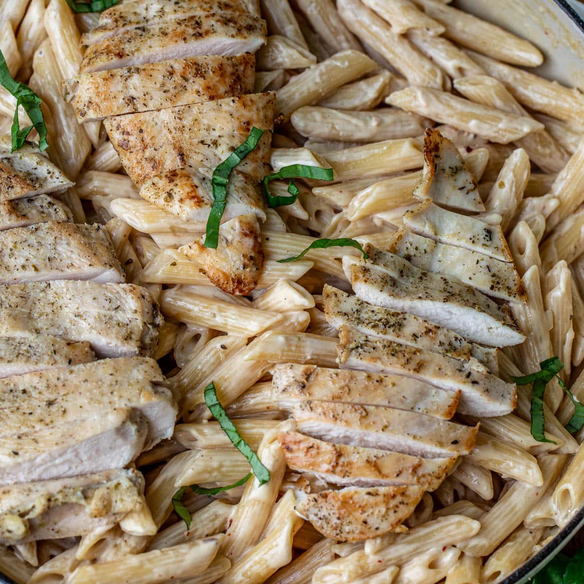 Creamy Garlic Parmesan Chicken Pasta | Precious Core