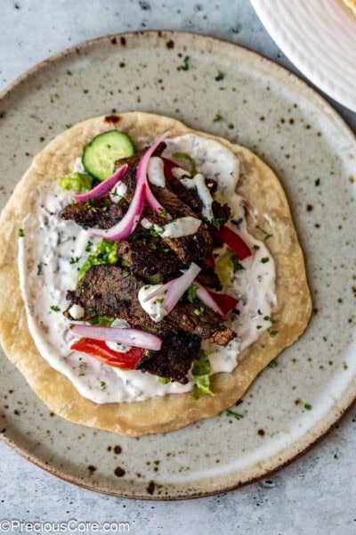 Beef Shawarma Recipe | Precious Core