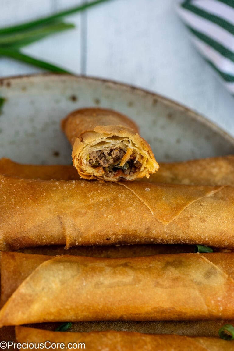 Spring Rolls With Beef | Precious Core