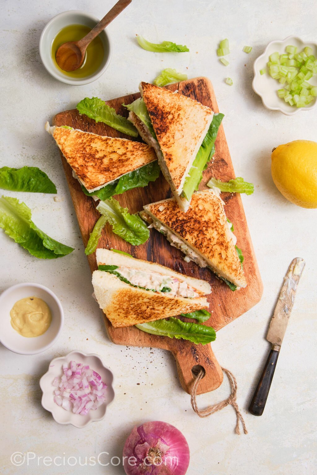 Chicken Mayonnaise Sandwich | Precious Core