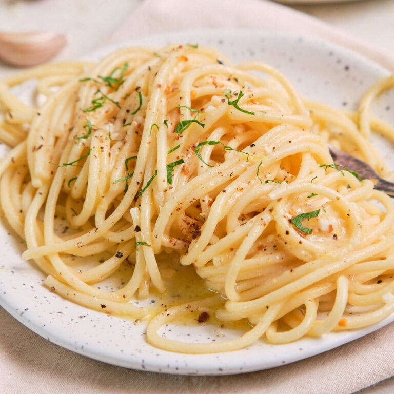 Garlic Butter Chicken Pasta | Precious Core