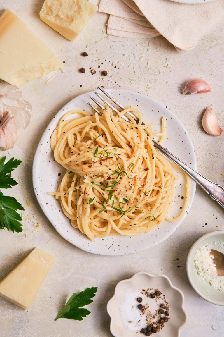Lemon Garlic Butter Pasta | Precious Core