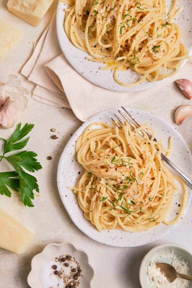 Lemon Garlic Butter Pasta | Precious Core