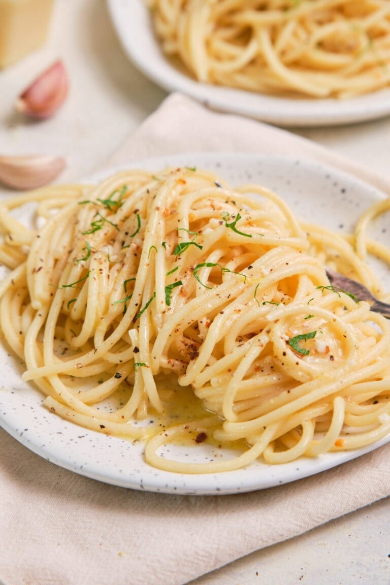 Lemon Garlic Butter Pasta | Precious Core