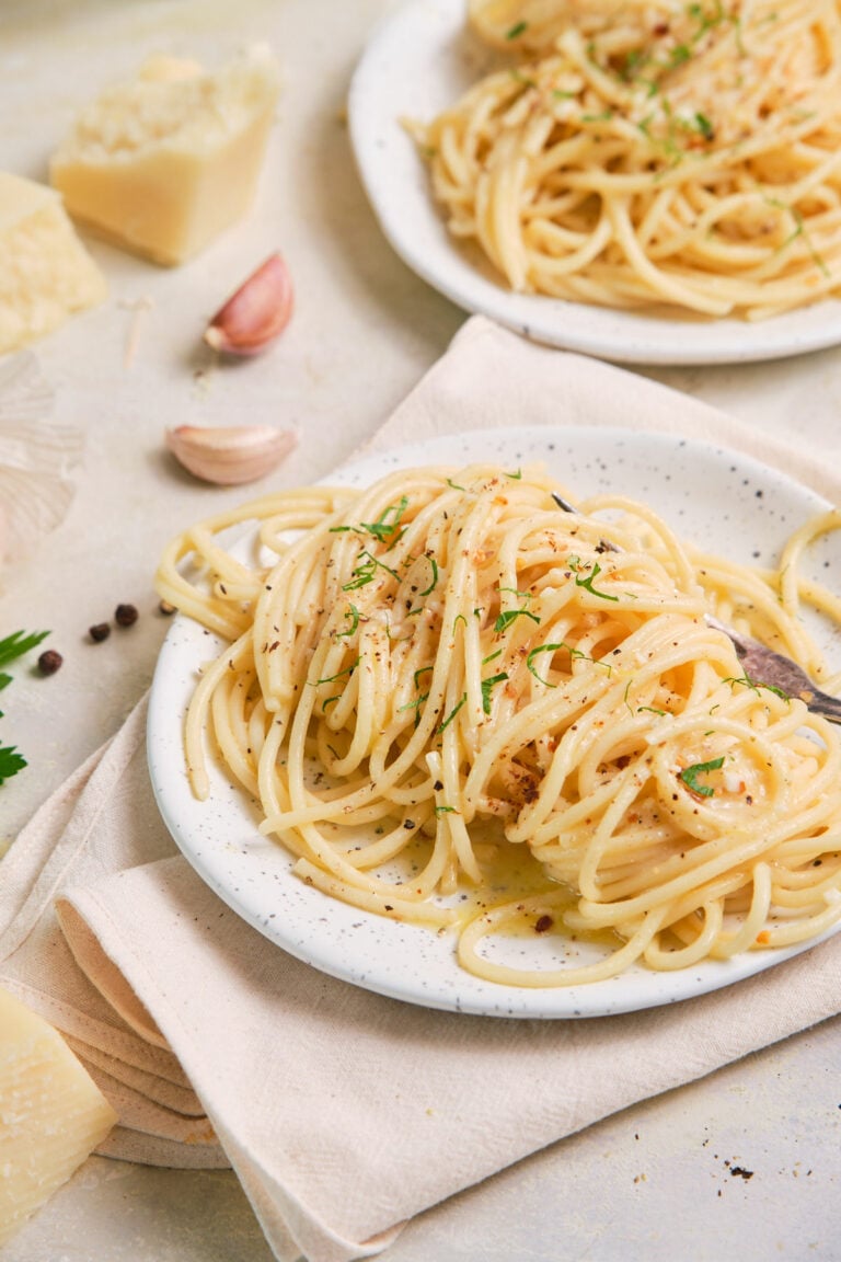 Lemon Garlic Butter Pasta | Precious Core