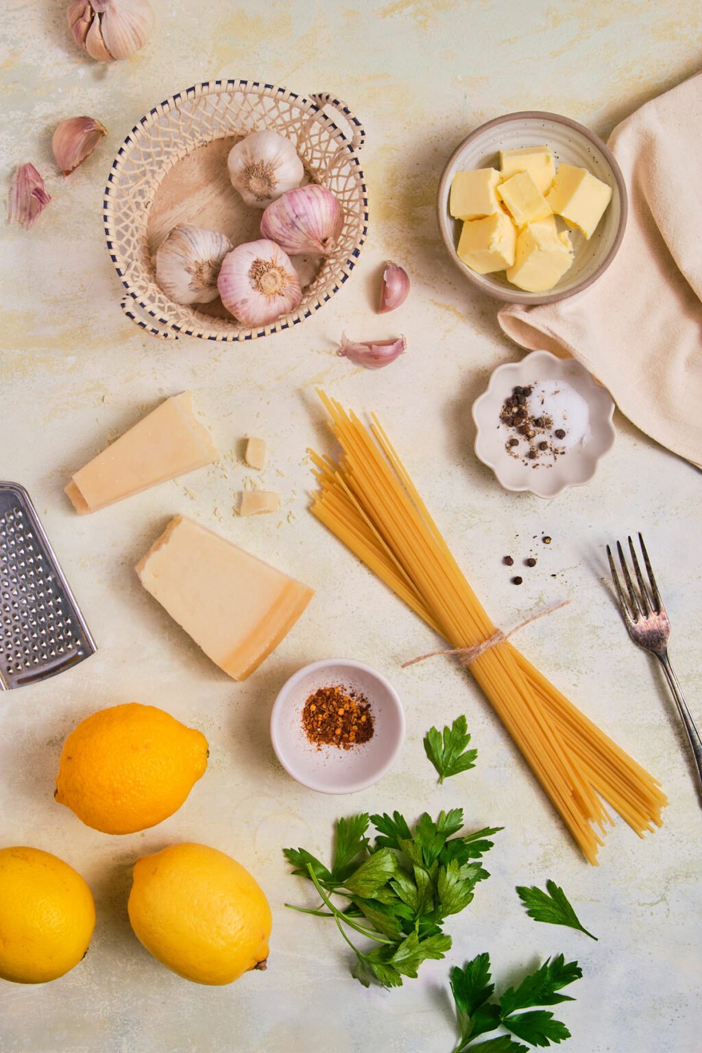 Lemon Garlic Butter Pasta | Precious Core