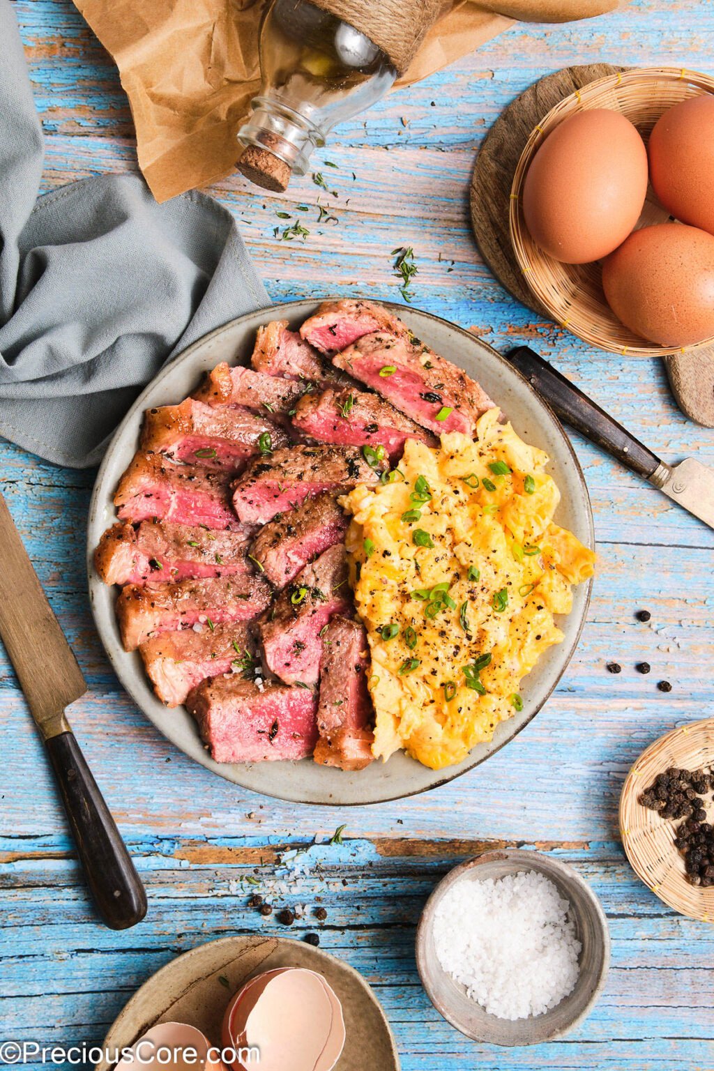 Steak and Scrambled Eggs | Precious Core