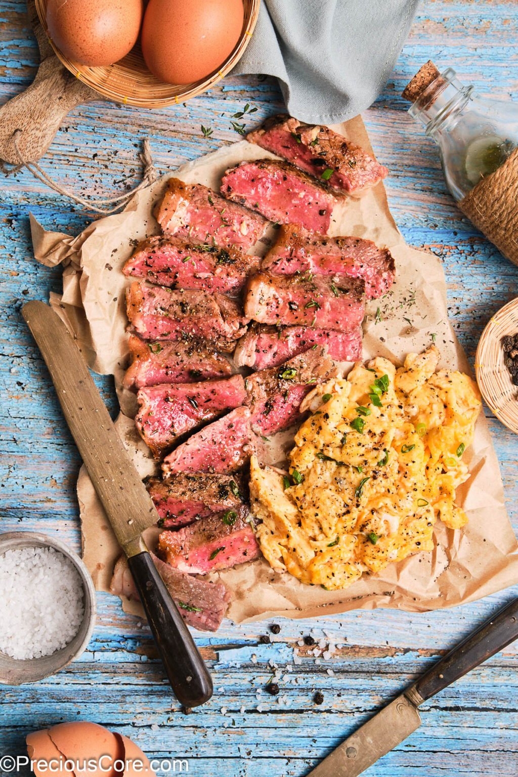 Steak and Scrambled Eggs | Precious Core