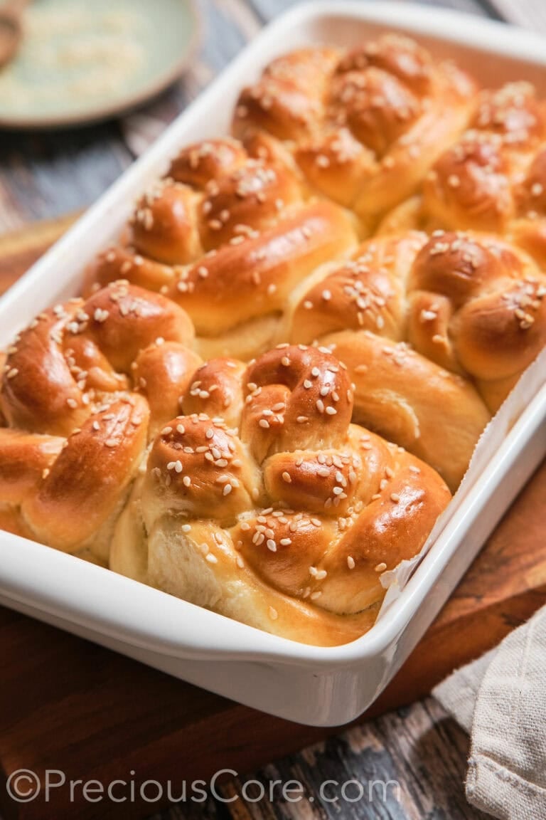 Challah Dinner Rolls | Precious Core