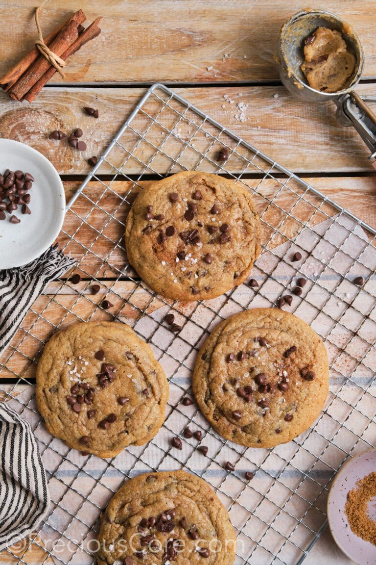 Cinnamon Chocolate Chip Cookies | Precious Core