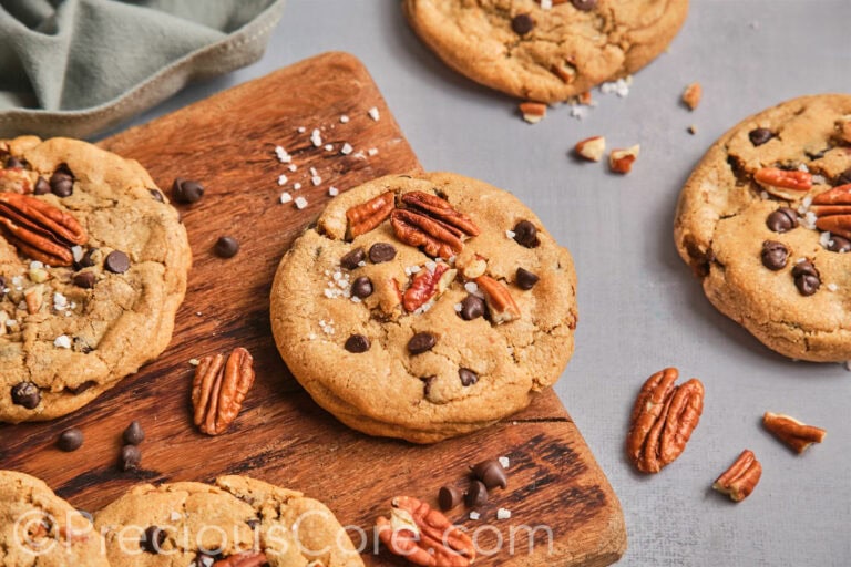 Brown Butter Pecan Cookies | Precious Core