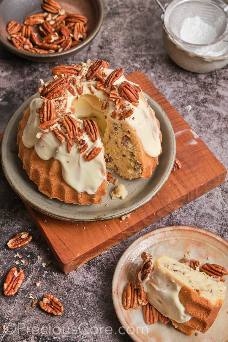 Butter Pecan Pound Cake | Precious Core