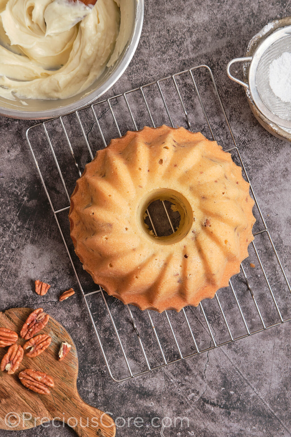 Butter Pecan Pound Cake | Precious Core