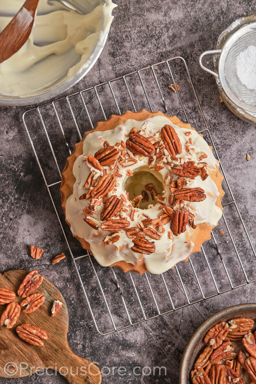 Butter Pecan Pound Cake | Precious Core