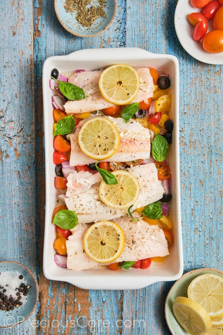 Mediterranean Baked Fish | Precious Core