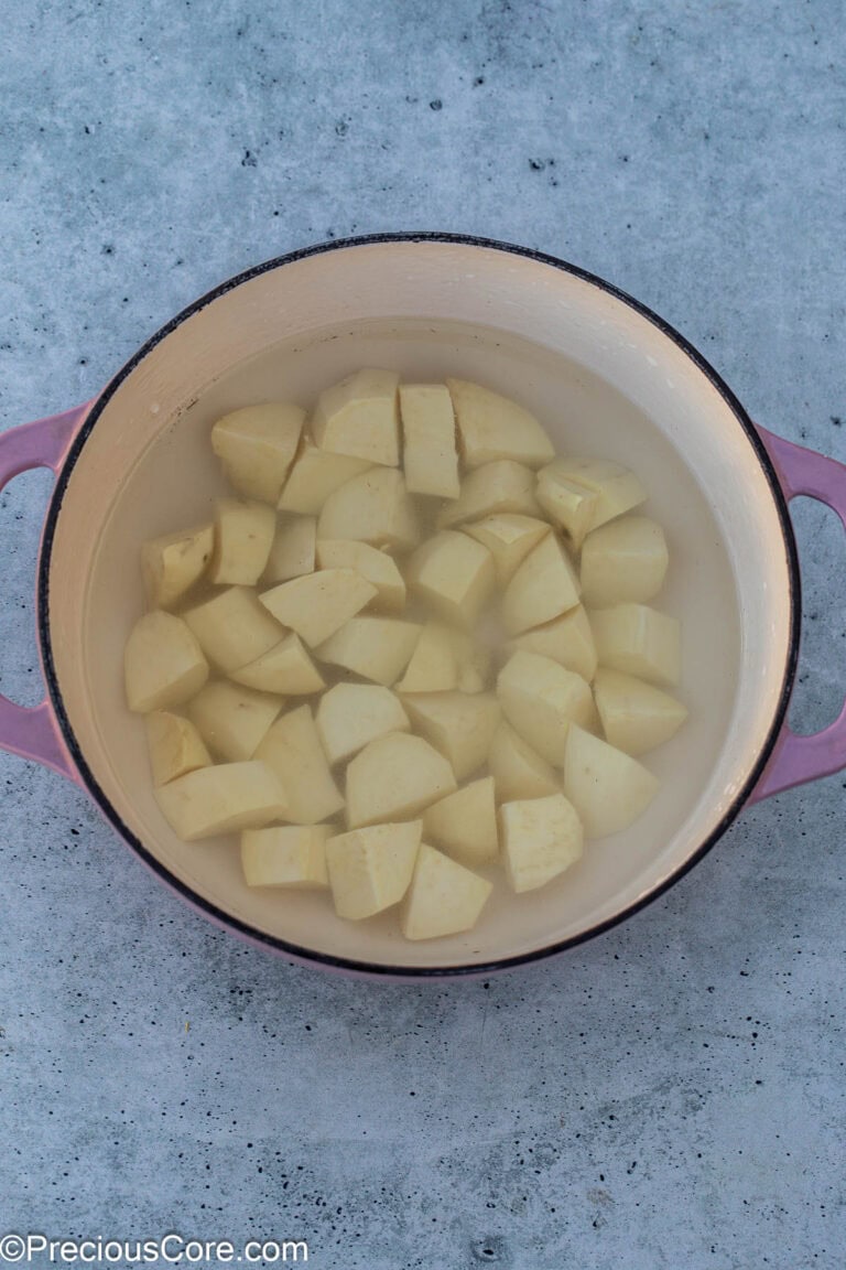 Mashed White Sweet Potatoes | Precious Core