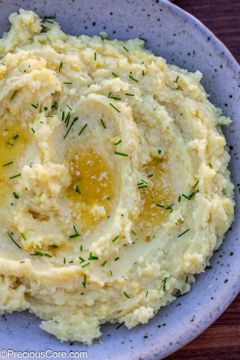 Mashed White Sweet Potatoes | Precious Core