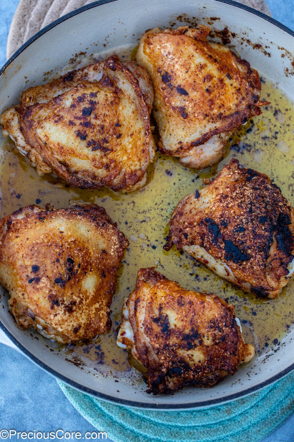 One Pot Chicken Thighs And Rice | Precious Core