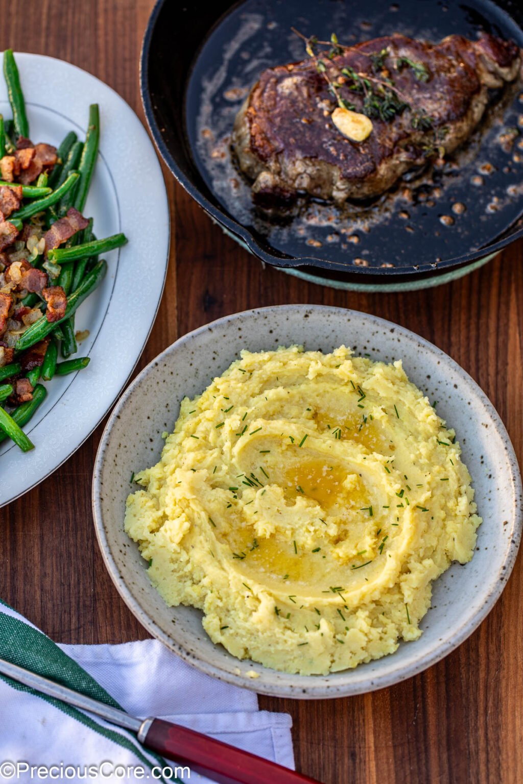 Mashed White Sweet Potatoes | Precious Core